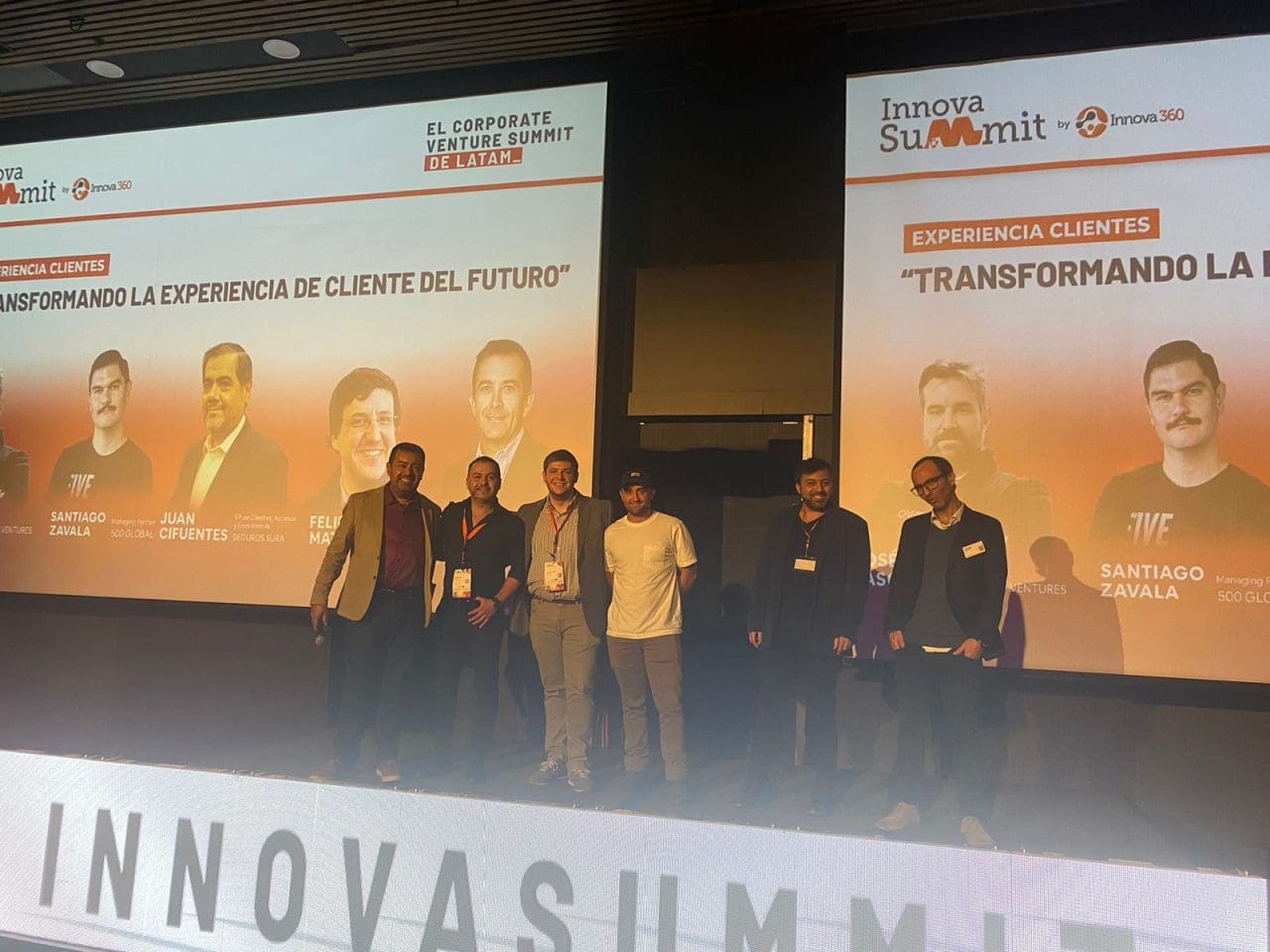 Los cuatro ganadores de la 4ta versión Innova Summit Chile
